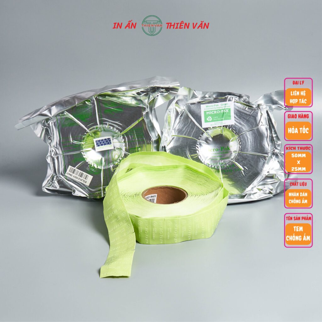 (Mẫu Thử) Tem chống ẩm MICRO - PARK - Thiên Văn Group